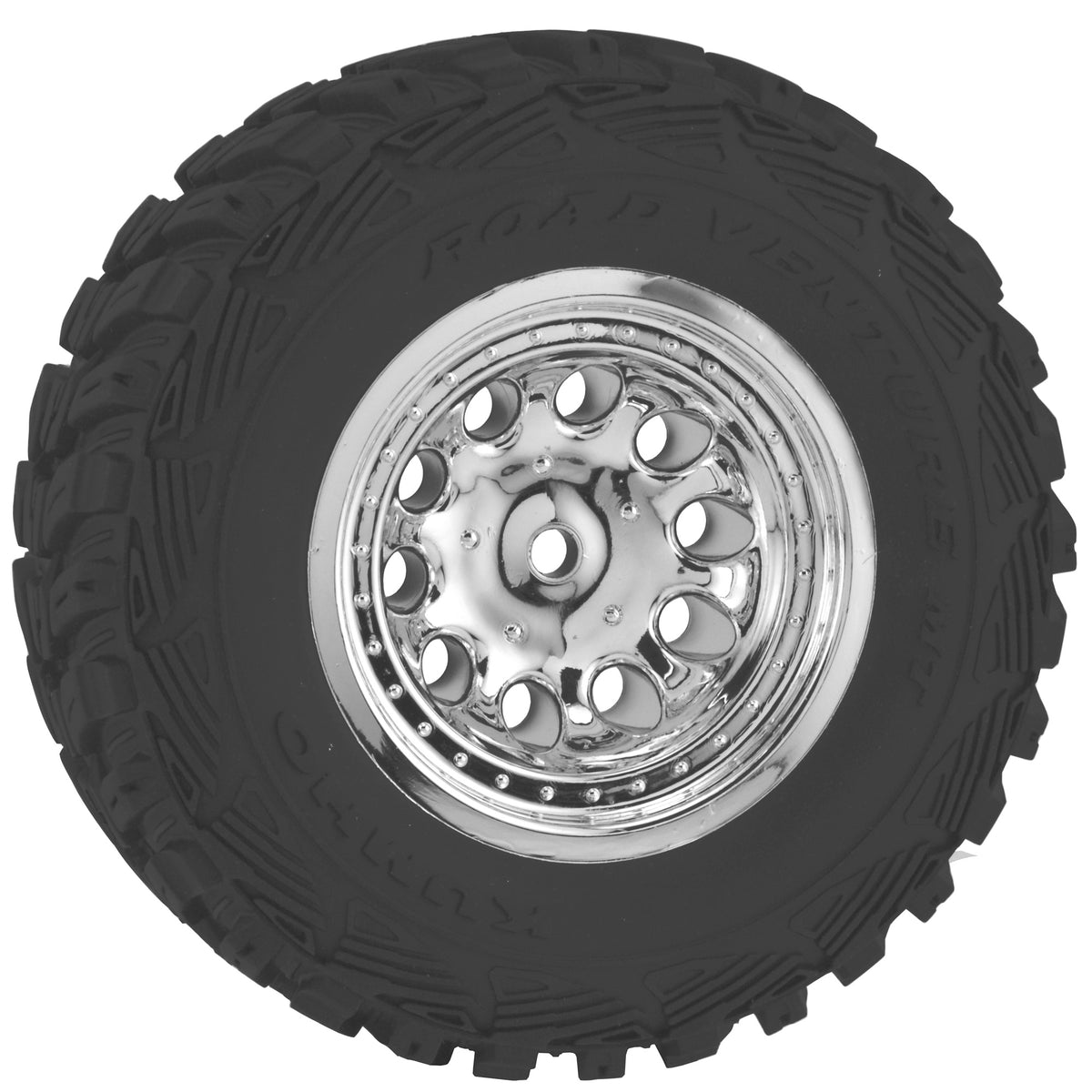Front/Rear Revolver Wheels (Chrome) – XL Hobbies